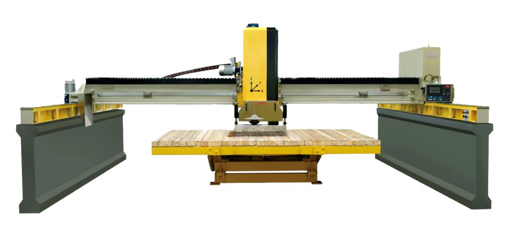 Automatic Double Blades Bridge Cutting Machine – AOKE Stone Machine