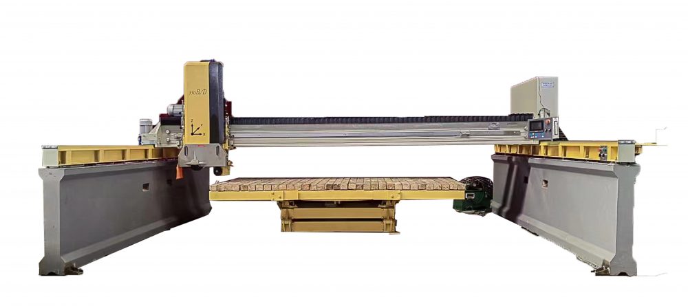 Automatic Double Blades Bridge Cutting Machine – AOKE Stone Machine